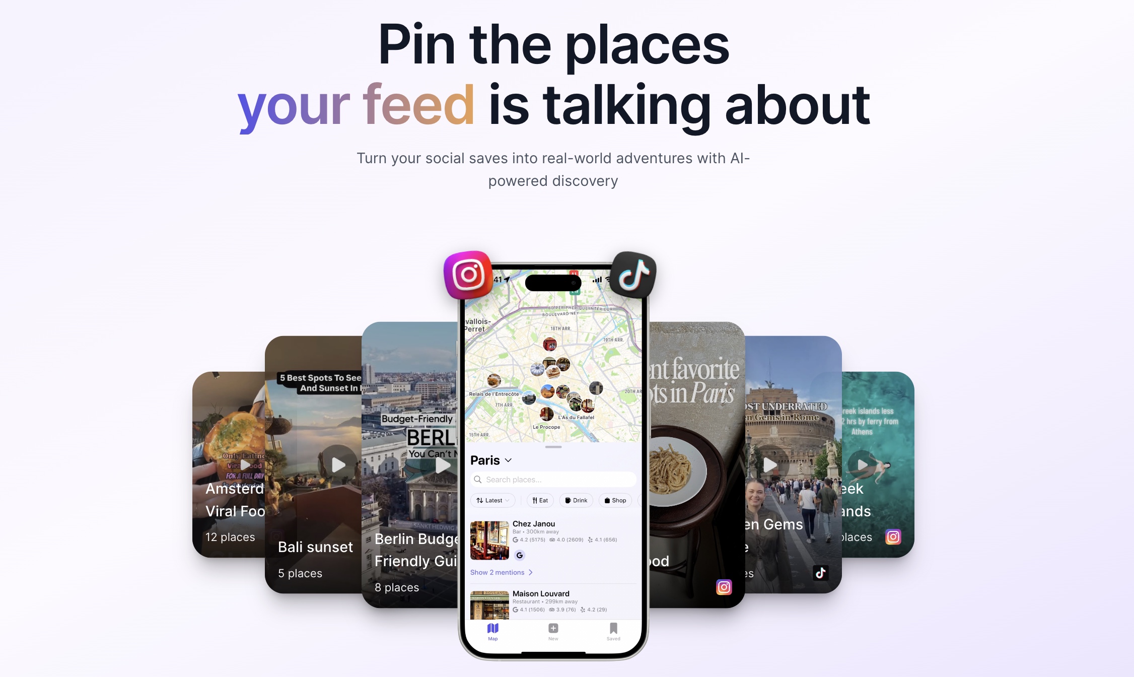 PinPoint AI | Pin the places your feed is talking about.